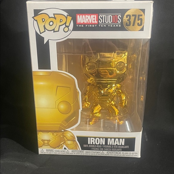 Marvel | Toys | Marvel Iron Man Gold Pop Vinyl Figure | Poshmark